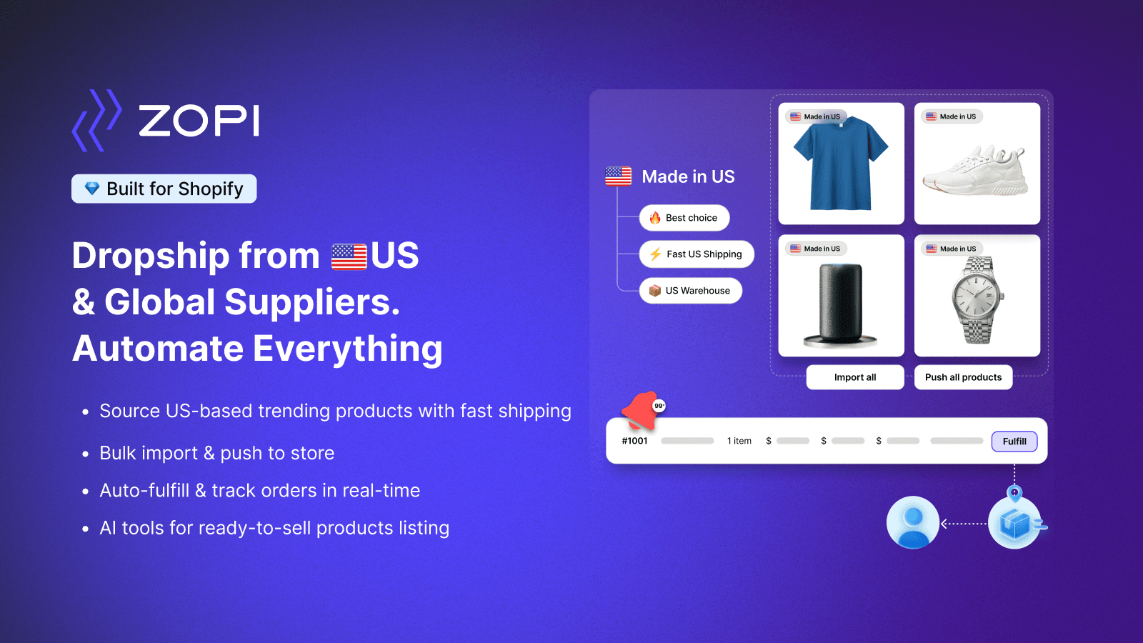 Zopi Omni Dropship | AI Dropshipping and Automation Tool